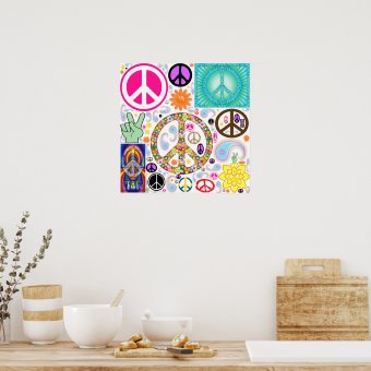 Collage of Peace Poster | Zazzle