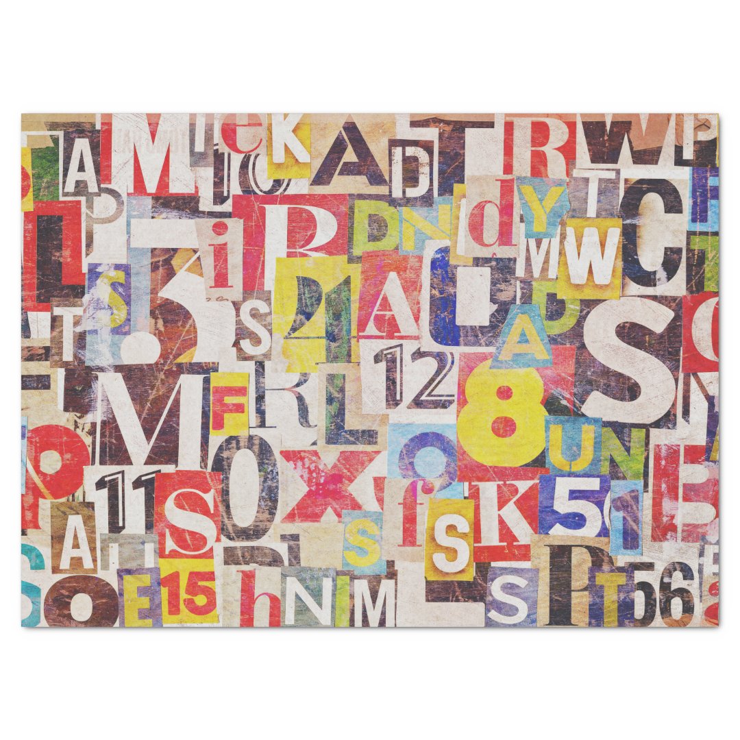 Collage Tissue or Decoupage Paper | Zazzle