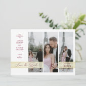 Collage Vertical 3 Multi Photos Elegant Script | Zazzle