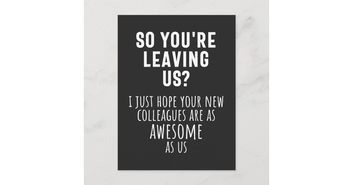 colleague farewell, retirement, coworker, goodbye, holiday postcard ...