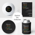 40th Birthday Golf Cheers Beers Party Invitation | Zazzle