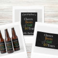 40th Birthday Golf Cheers Beers Party Invitation | Zazzle