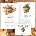 Fall cartoon acorn Baby Shower Favor Bag | Zazzle