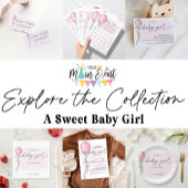 A Sweet Baby Girl Baby Shower Invitation | Zazzle