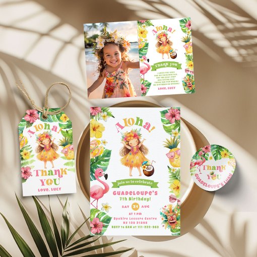 Aloha Hawaii birthday party welcome Poster | Zazzle