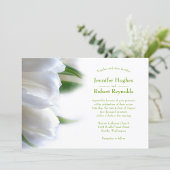 Elegant Floral White Virtual Wedding Invitation | Zazzle