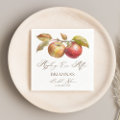 Appley ever after apple fall bridal shower favor classic round sticker ...