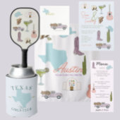 Austin Texas Bachelorette itinerary Invitation | Zazzle