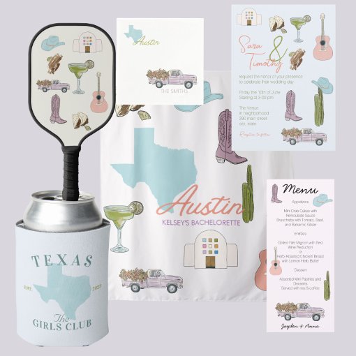 Austin, TX Wedding Invitations | Zazzle