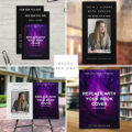 Author Writer Book Launch Promotional Bookmark Mini Business Card | Zazzle
