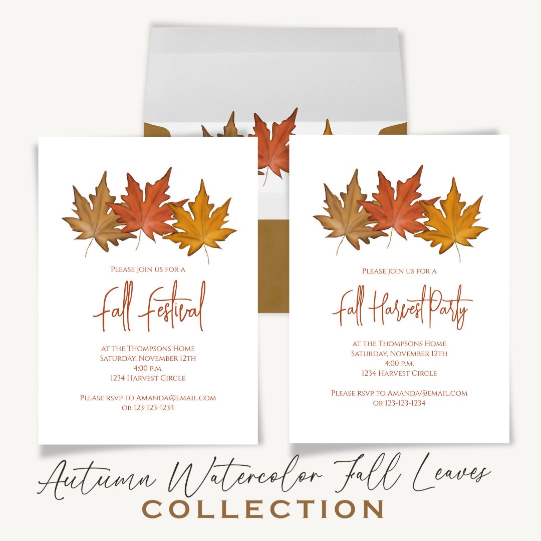 Autumn Botanical Leaves Fall Gold Return Address Classic Round Sticker ...