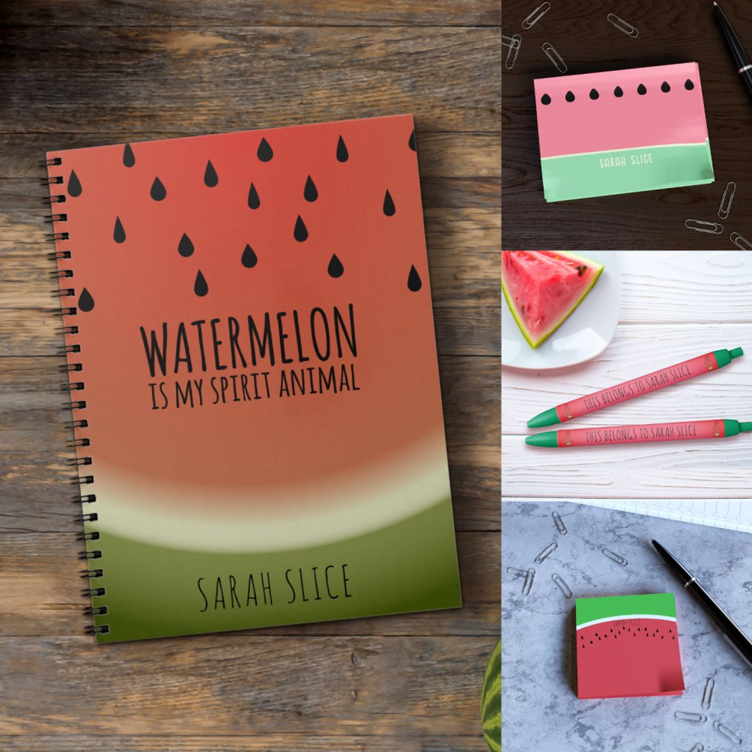 Watermelon post it notes | Zazzle