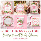 Berry Sweet Strawberry Baby Shower Invitation | Zazzle