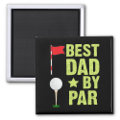 Golf Happy Father's Day with golf ball and tee Postcard | Zazzle