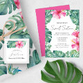 Tropical Birthday Save The Date Cards | Zazzle