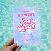 Last Splash Pool Party Bachelorette Welcome Sign | Zazzle