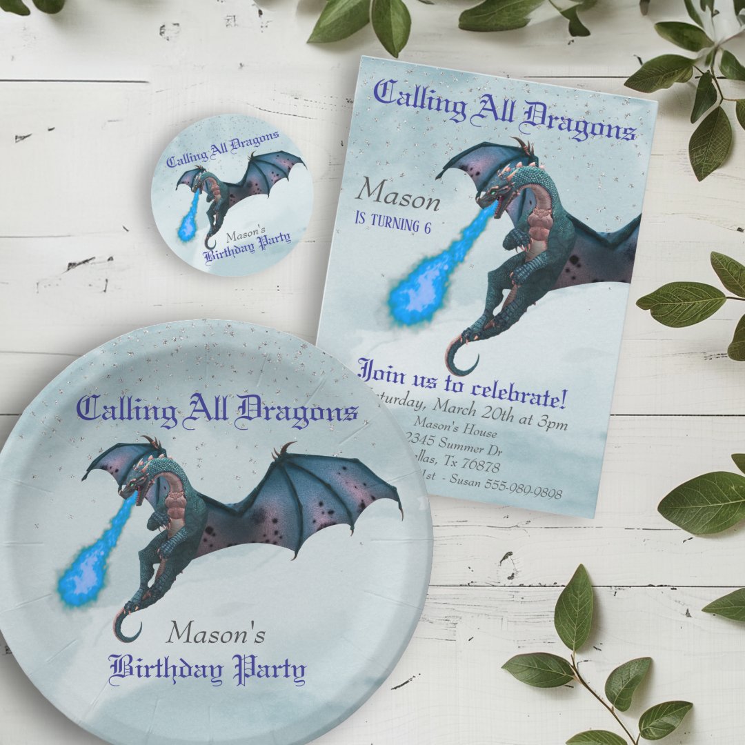 Blue Flame Fire Dragon Scales 3 Ring Binder | Zazzle