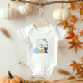 Little Boo is almost Due blue boy baby shower Invitation | Zazzle