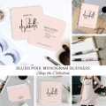 Monogram Lashes Esthetician Beauty Business Card | Zazzle