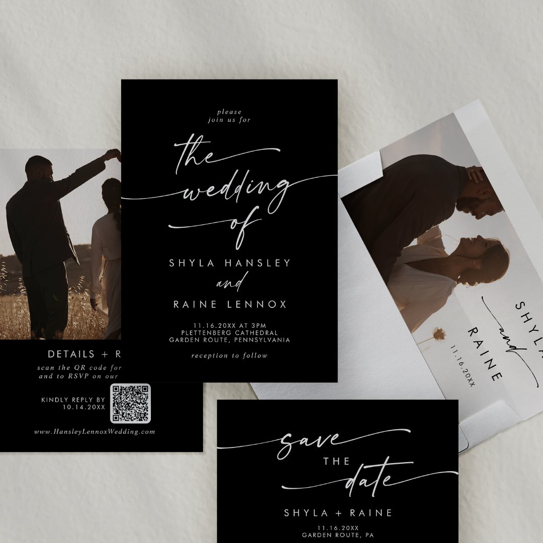 Boho Chic COLOR EDITABLE We Do Wedding Invitation | Zazzle