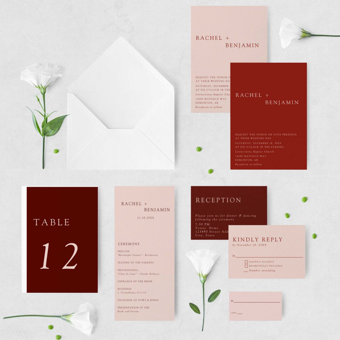 Bohemian Terracotta Minimalist Simple wedding Paper Plates | Zazzle