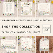 Pass the Poem | Bohemian Wildflower & Butterflies | Zazzle