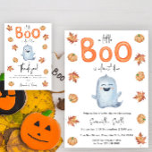 A little Boo - baby shower Classic Round Sticker | Zazzle