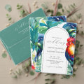 Watercolor Key West Florida Wedding Invitations | Zazzle