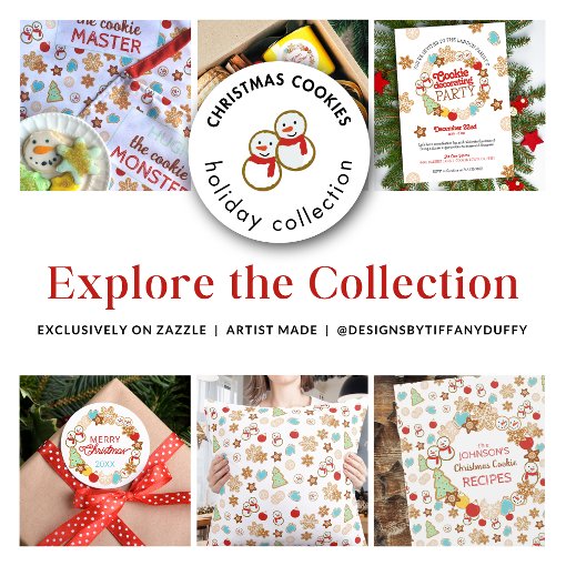 Christmas Cookie Kids Drop Off Party Invitation | Zazzle