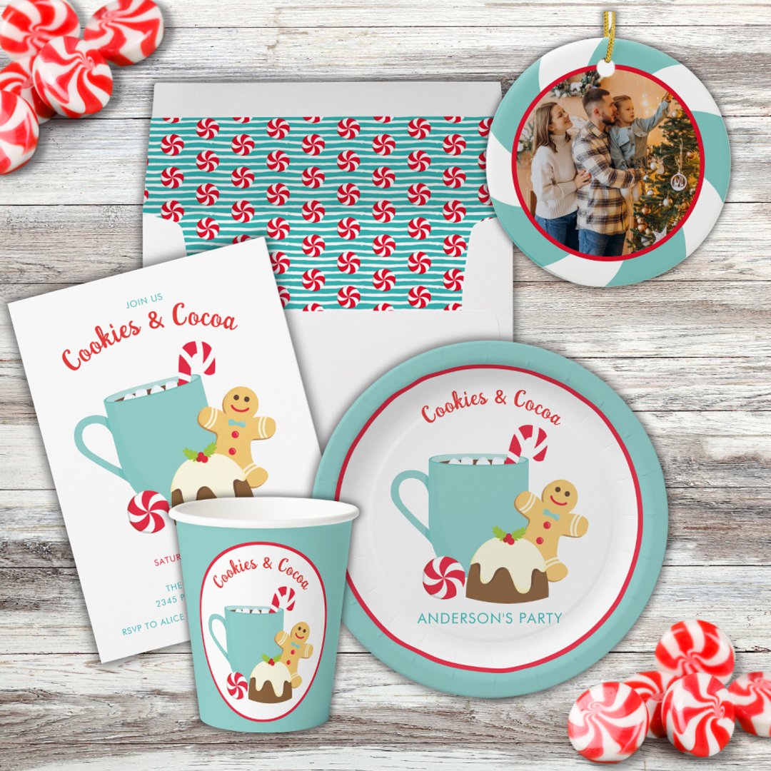 CHRISTMAS MINT CANDY CLASSIC ROUND STICKER | Zazzle