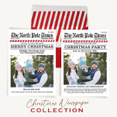 Funny Merry Christmas One Photo North Pole News Holiday Card | Zazzle