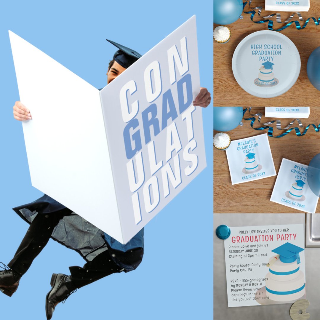 Jumbo Congratulations Graduation Card | Zazzle