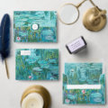 Claude Monet Water Lilies Wedding Invitation | Zazzle