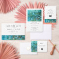 Claude Monet Water Lilies Wedding Invitation | Zazzle