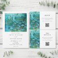 Claude Monet Water Lilies Wedding Invitation | Zazzle
