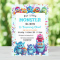 Funny Cute Monsters Classroom Decor Text Poster | Zazzle