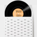 Unique Record Album Cover Photo Wedding Tri-Fold Invitation | Zazzle