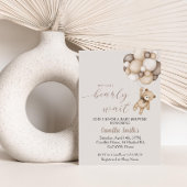 Cute Bear With Balloons Thank You Gift Tags | Zazzle