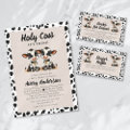 Books for Baby Holy Cow Twins Baby Shower Enclosure Card | Zazzle