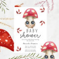 Cute mushroom - diaper raffle ticket enclosure card | Zazzle