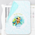 Baby Sea Turtle Boy Custom Age First Birthday Invitation | Zazzle