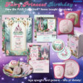 Farty Princess 1st Birthday Fairycore Fairytale Invitation | Zazzle