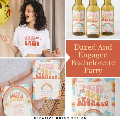 Dazed And Engaged Bachelorette Party Game Advice Card | Zazzle