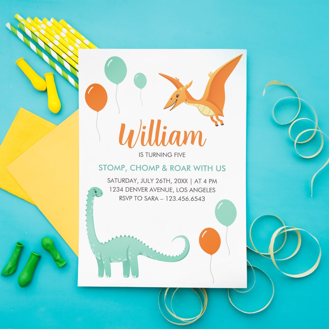 Dinosaur Stomp Chomp Rawr Birthday Party Boy Paper Cups | Zazzle