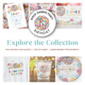 Disco Garden Party Birthday Invitation | Zazzle