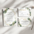 Elegant Eucalyptus Gold Frame Wedding Welcome Sign | Zazzle