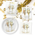Budget Elegant Let’s Toast New Year Party Flyer | Zazzle