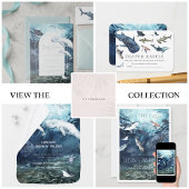 Beluga Whale | Ocean Birthday Party Invitation | Zazzle