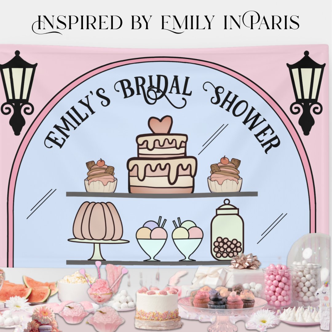 Pink Parisian Bridal Shower photo frame poster | Zazzle