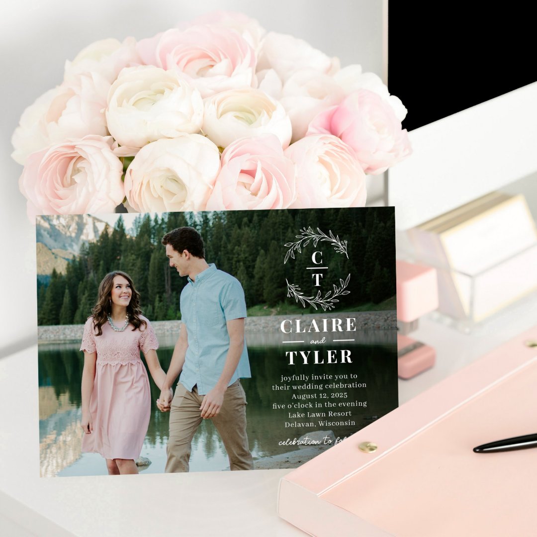 Fancy Initials EDITABLE COLOR Seating Chart Faux Canvas Print | Zazzle